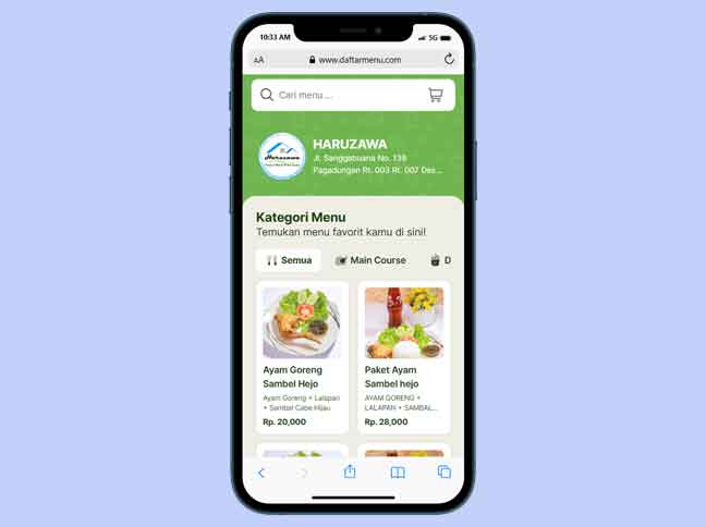 Free Restaurant Menu App Daftarmenu